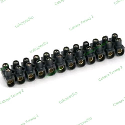Jual terminal krustin 6mm,10mm,16mm/terminal block 6mm,10mm,16mm hitam ...