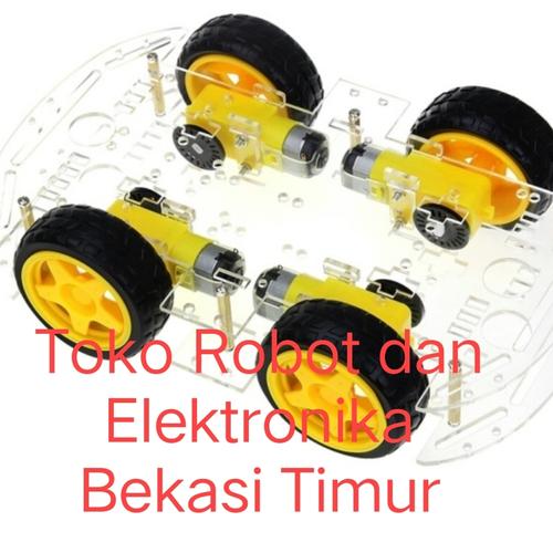 Jual body robot 4 roda DIY KIT Chassis Smart Car Arduino - Kab. Bekasi ...