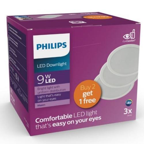 Jual lampu downlight led philips meson 9watt putih beli 2 gratis 1 - Paket Isi 4 - Jakarta Pusat ...