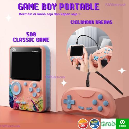 Jual 2 two player Game boy retro game console gaming 400 in 1 original ...