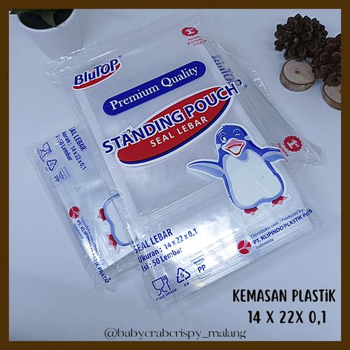 Jual Plastik Standing Pouch / STP Ukuran Double Seal - 50 pcs - STP 14 ...