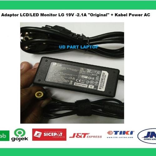 Jual Adaptor LCD/LED Monitor LG 19V -2.1A "Original" + Kabel Power AC ...