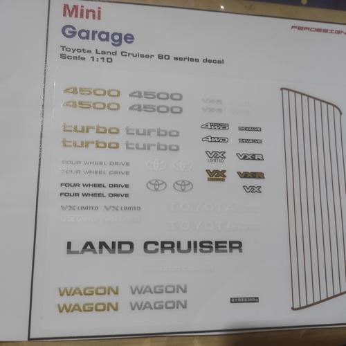 Jual Sticker Detailing RC 1:10 Toyota Land Cruiser LC80 - Jakarta Barat ...