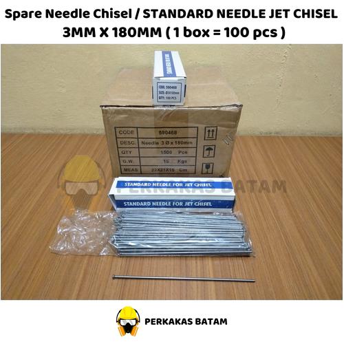 Jual Spare Needle 3mm x 180mm for Jet Chisel Needle Scaler Jarum Jet ...