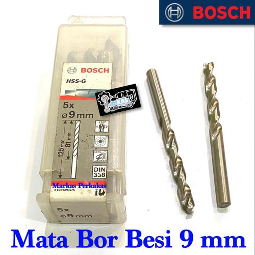 Jual Mata bor Besi Bosch Asli 9 mm HSS G / Metal Drill Bits - Jakarta ...