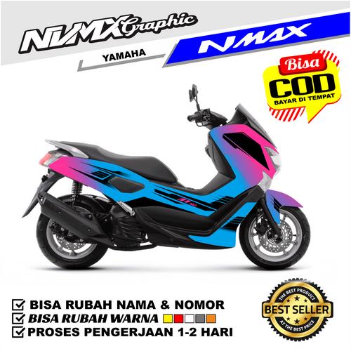 Jual DECAL NMAX BIRU/GRADASI/DECAL NMAX 2021 FULL BODY/DECAL NMAX NEW ...