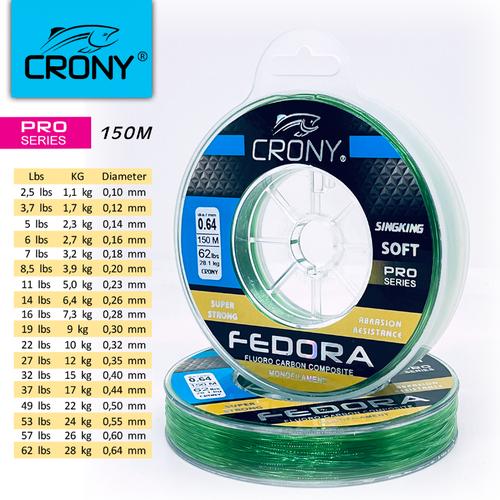 Jual Senar Pancing Crony Fedora 150 Meter / 2,5 lb sd 19 lb - Hijau ...