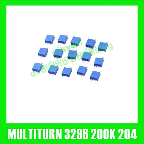 Promo POTENSIOMETER 200K 204 POTENTIOMETER POTENSIO TRIMPOT MULTITURN ...