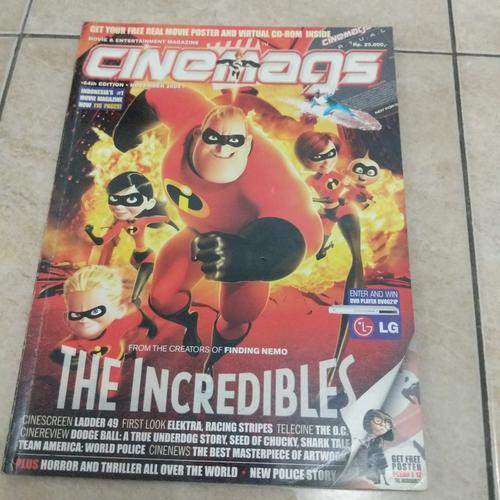 Jual Majalah Cinemags edisi tahun 2004 - The incredibles - Kab ...