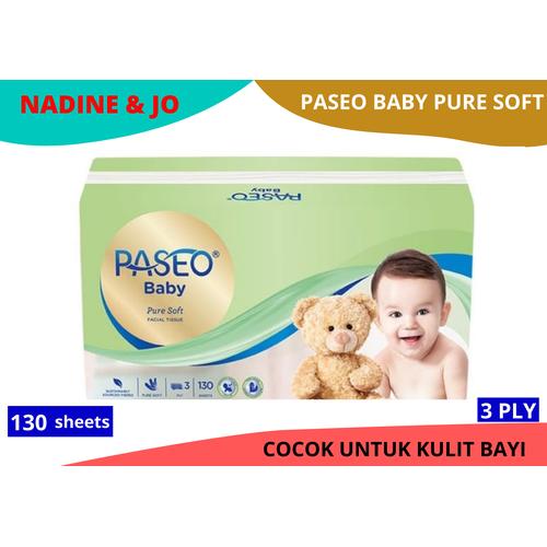 Promo TISSUE PASEO BABY PURE SOFT 130 SHEETS/ TISU BABY 3 PLY - PASEO ...