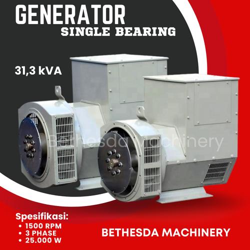 Jual ADK Generator 31,3kva Single Bearing 25000Watt Dinamo Genset 30 ...