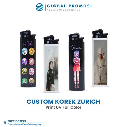 Jual Custom Korek Api Korek Zurich Cetak/Print UV Promosi/ Cetak 2 Sisi ...