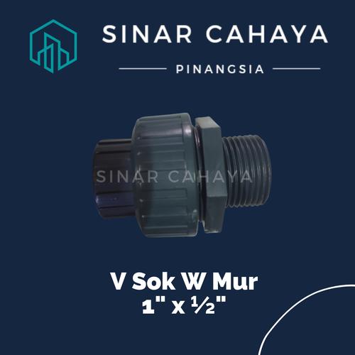Jual V Sok Watermur PVC ukuran 1" x 1/2" - Jakarta Barat - Sinar Cahaya ...