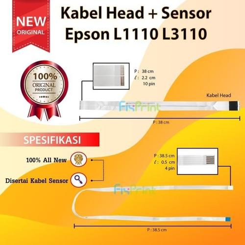 Jual Kabel Head + Sensor Printer Epson L1110 l3110 L1210 L3210 L3250 ...
