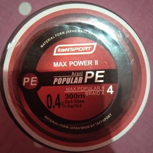 Jual Kenur taffsport senar pancing PE 0.4 UL kuat x4 - dia 0.10mm 10LB ...