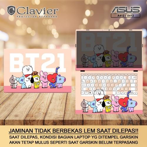 Jual Cover Garskin Laptop Asus VivoBook X412 X412F X412FA X412FJ Bening ...