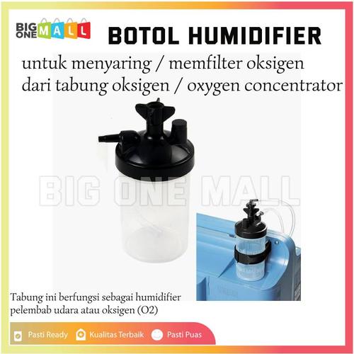 Promo Botol Humidifier Tabung Air Oksigen, Regulator Oxygen Pelembab ...