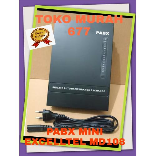 Jual PABX MINI EXCELLTEL MD 108 ( Kap 1 Line, 8 Extension ) - Jakarta ...
