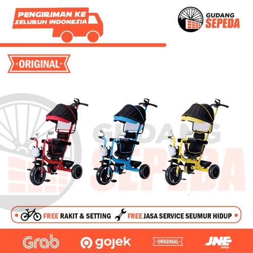 Jual Stroller Bayi Balita Kereta Stroler Tricycle Exotic ET1269 Garansi ...