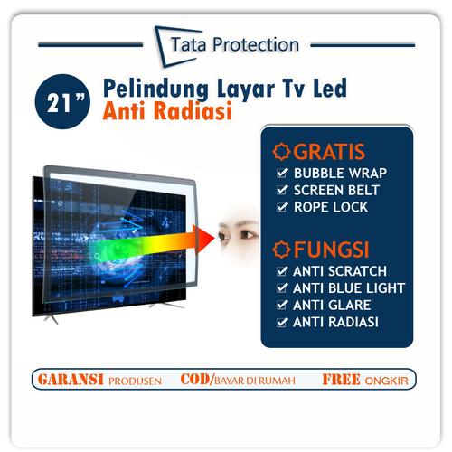 Jual Pelindung Layar Tv Led Anti Radiasi 21 Inch Anti Gores Silau ...