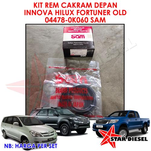 Jual KALIPER CALIPER CYLINDER KIT KARET REM INNOVA HILUX FORTUNER OLD ...