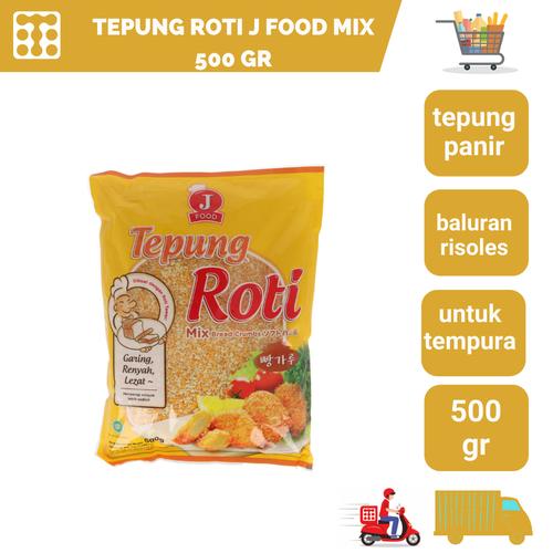 Jual TEPUNG ROTI J FOOD MIX 500 GR / TEPUNG PANIR KASAR - Jakarta ...
