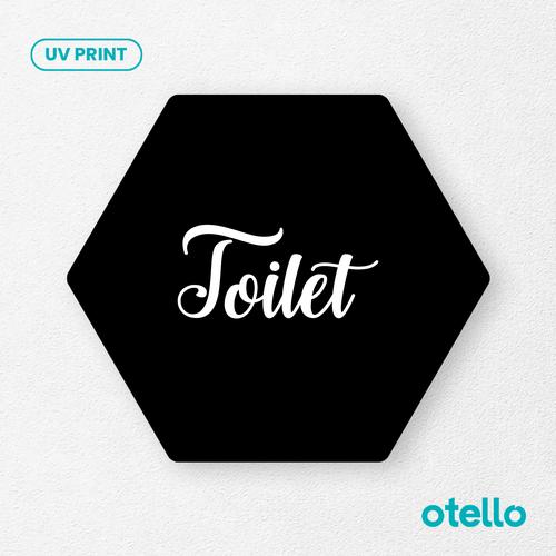 Jual Toilet Signage Acrylic Sign Board Akrilik Papan Label WC Restroom ...