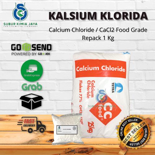Jual Calcium Chloride FOOD GRADE / Kalsium Klorida / CaCl2 1 KG - Kota ...