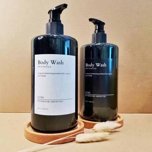 Jual LUXE KATAKANA Aesthetic Bottle Organizer 500 ml Botol refill sabun ...