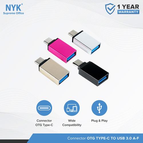 Promo Adaptor Converter Adapter OTG USB to Type C 3.0 Fast Speed NYK ...
