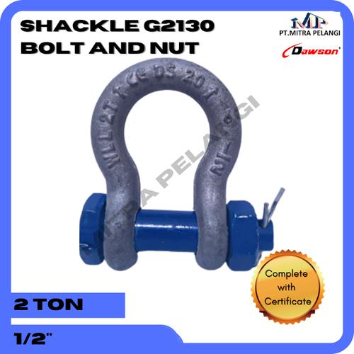 Jual Shackle / Segel Omega 1/2" - 2 Ton Hot Dip Galv. Bolt Type Dawson ...