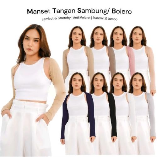 Jual MANSET TANGAN SAMBUNG BOLERO MANSET BOLERO - Putih, standart ...