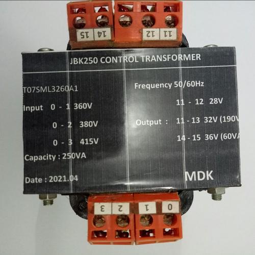 Jual Trafo 250VA In 360V 380V 415V Out 28V 32V 36V Control Transformer ...