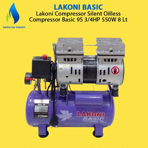 Jual LAKONI BASIC Lakoni Compressor Silent Oilless Compressor Basic 9S ...