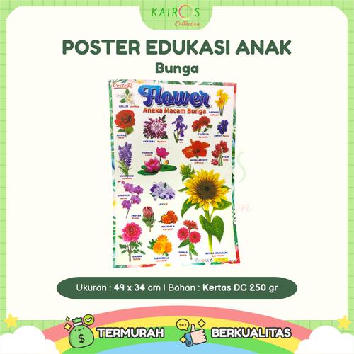 Jual Poster Dinding Belajar Anak Aneka Macam Bunga - Kota Surabaya ...