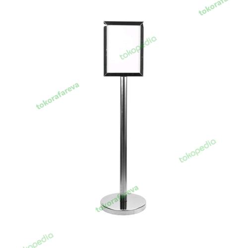 Jual Papan informasi/ pengumuman Sign Board A4 stainless steel krisbow ...