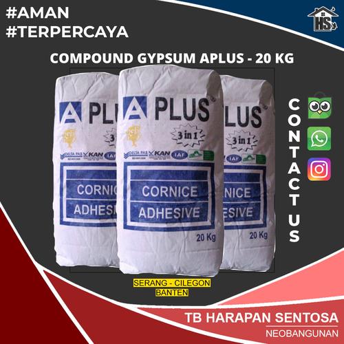 Jual APLUS COMPOUND GYPSUM CORNICE (20 KG) - HARAPAN SENTOSA - Kota ...