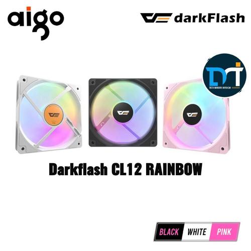 Jual Aigo darkFlash CL12 Rainbow RGB Led Lighting - 120mm I 12CM Fan ...