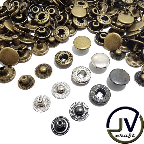 Jual KANCING JAKET SNAP KANCING CETET JEPRET BESI MING RONG 15 MM / 12 ...