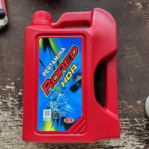 Jual Pertamina Rored HDA SAE 140 (GL-5) 4 Liter - Oli Perseneling ...