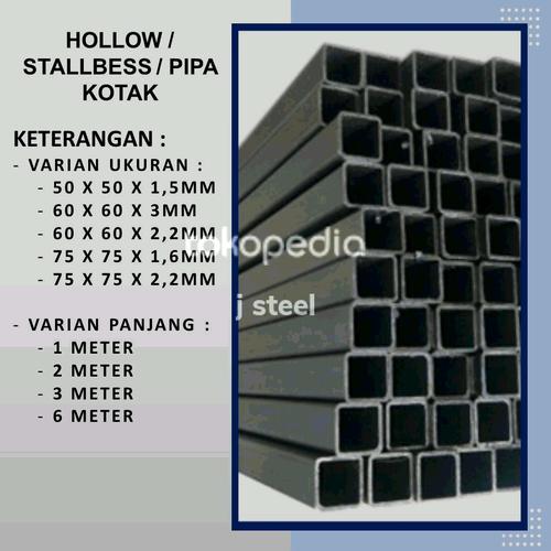 Jual Besi hollow 60 x 60 x 2.2 mm x 1 meter - Kota Tangerang - jsteel ...
