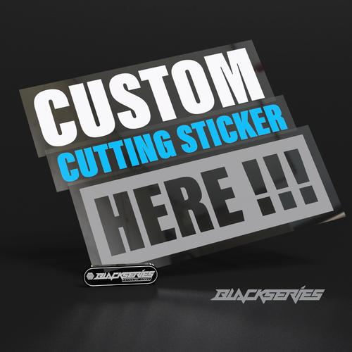 Jual Custom Cutting Sticker || Custom Stiker || Desain suka-suka - Kab ...