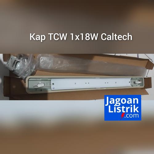 Jual Set Kap Lampu Outdoor TCW 1x18 + Lampu TL LED 8W Philips Lengkap ...
