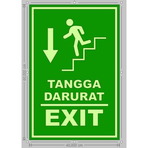 Jual RAMBU TANGGA DARURAT 40x60 (GLOW IN THE DARK) - Kota Tangerang ...