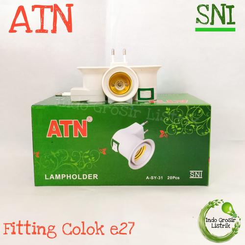 Jual Fitting Colok + On/Off ATN Colokan Lampu Switch Fitting Lampu ...