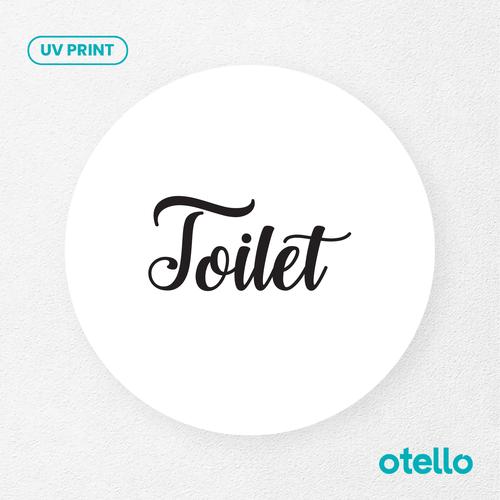 Jual Toilet Signage Acrylic Sign Board Akrilik Papan Label WC Restroom ...