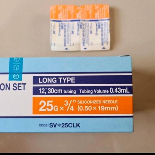 Jual Wing Needle 25g Terumo Winged 27g 23G Jarum Infus 23 25 27 G - 25G ...