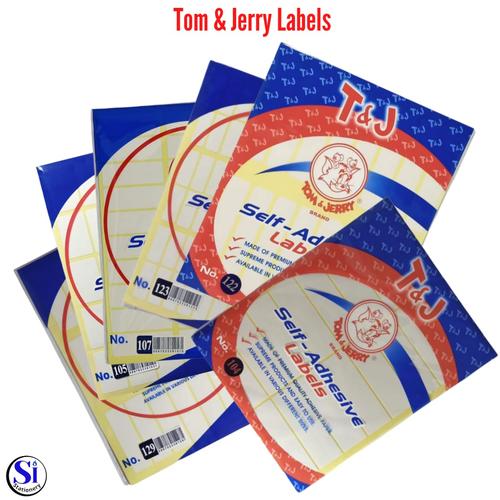 Jual Tom & Jerry Label Ukuran Sedang No.102,104,105,107,122,123,129 ...