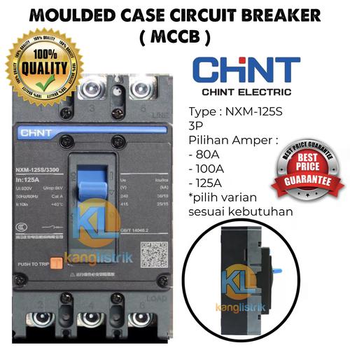 Jual MCCB CHINT NXM-125S BREAKER NXM 125S MCCB CHINT 80A 100A 125A - 80A - Jakarta Barat ...