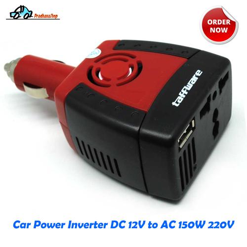 Jual Inverter Listrik Mobil DC to AC 12V 150W 220V 5V USB Charger ...